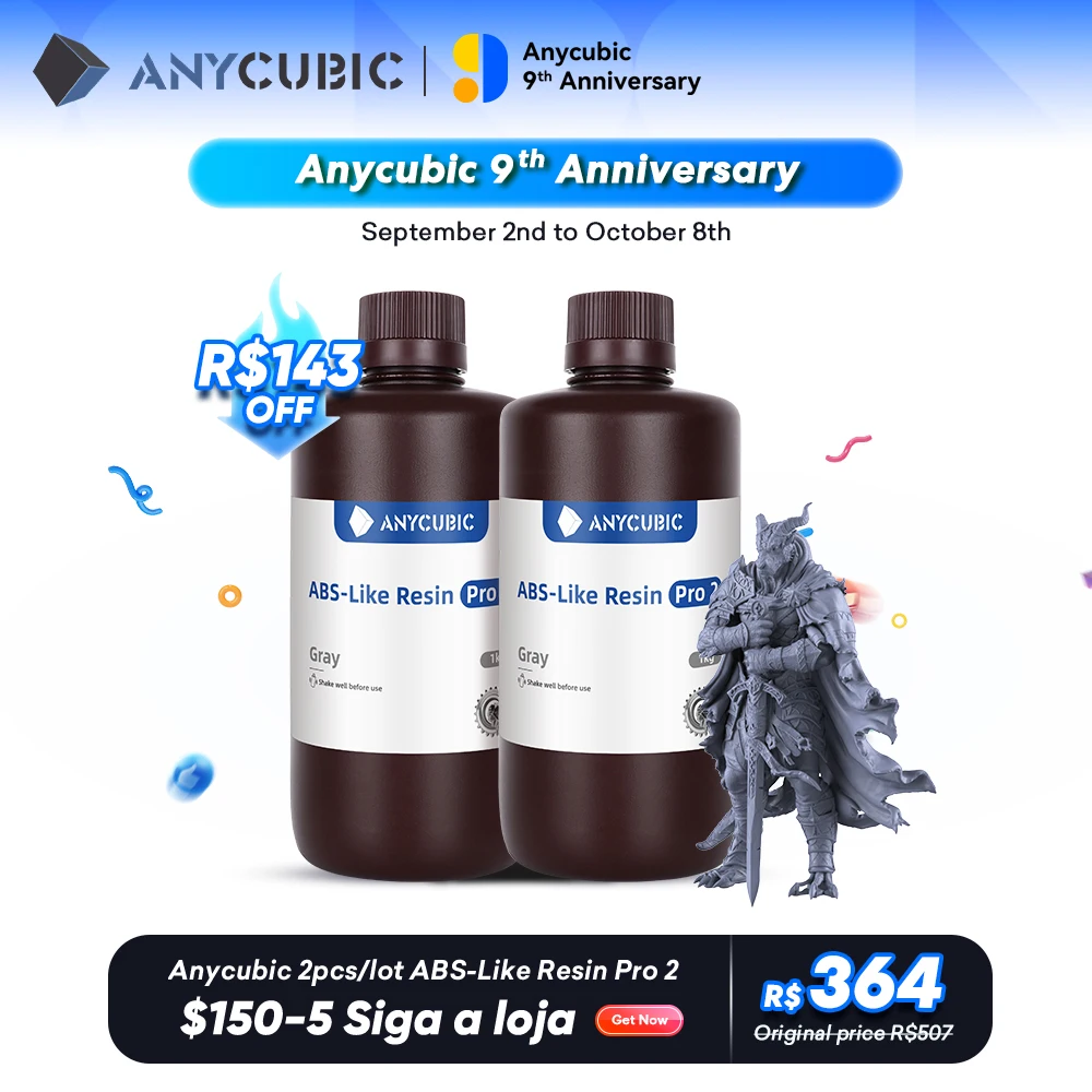 ANYCUBIC-ABS-Like-Pro-2-Impressora-3D-Resina-UV-405nm-para-LCD ...