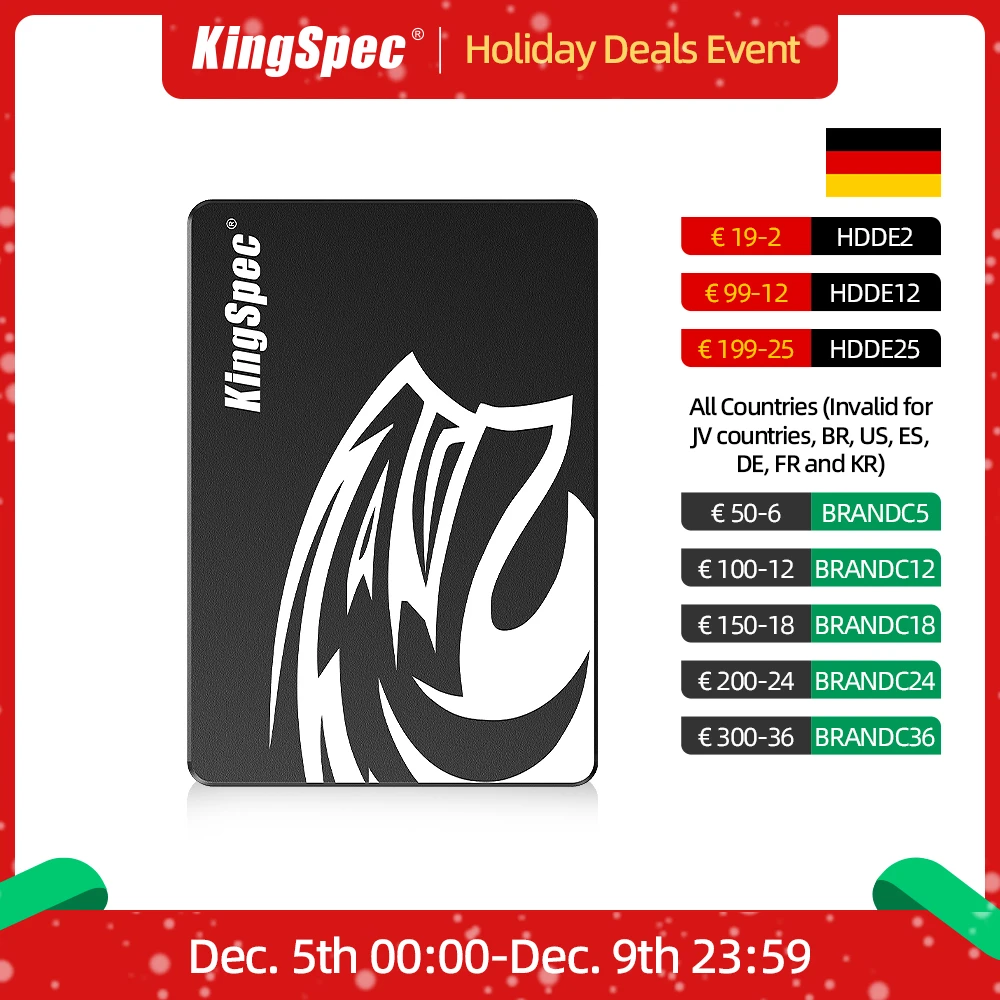 Kingspec Ssd 2.5'' Sata3 256gb 64gb 128gb Hdd 512gb 1tb 2tb Ssd ...