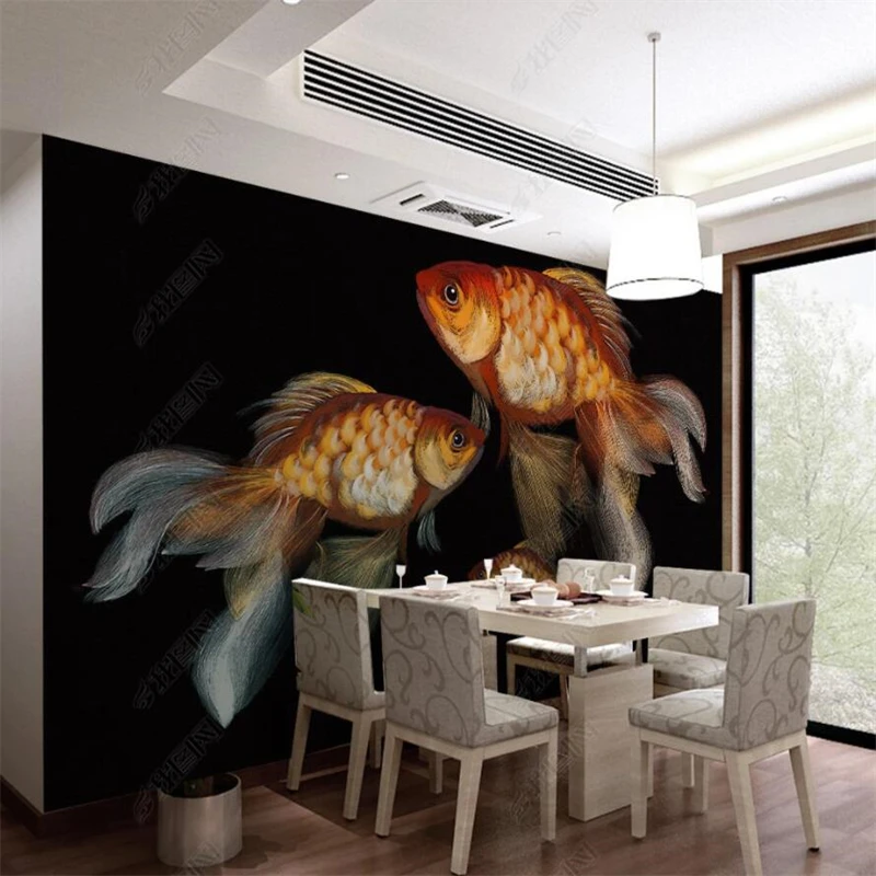 3d Gold Fish Wallpaper