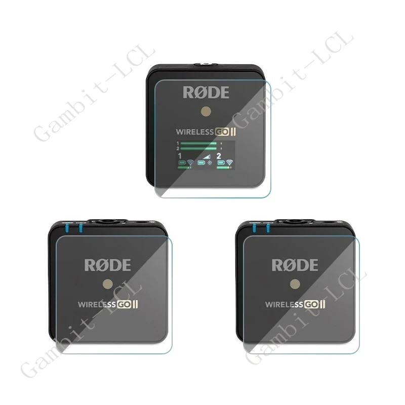 2-3PCS-9H-Tempered-Glass-For-Rode-Go-II-Wireless-Microphone-Protective ...