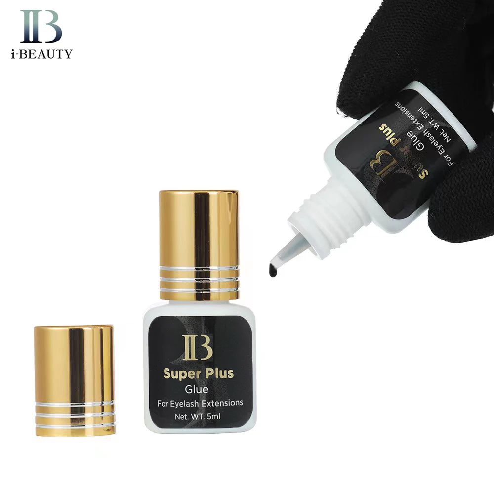 I 뷰티 속눈썹 연장 접착제 하이퍼 본드 접착제 블루 캡 접착제 5ml 05s 전문가용 오래 지속되는 건조 Ib 접착제