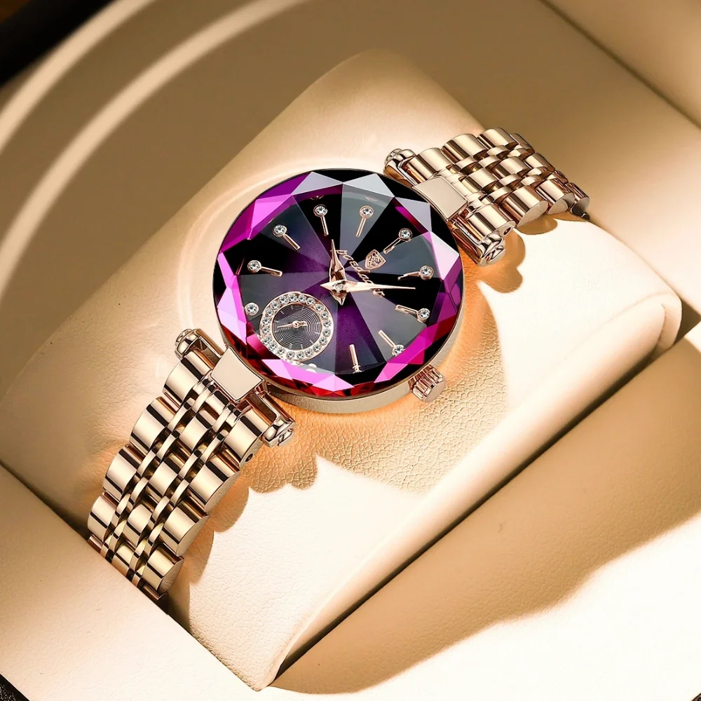 Watch-for-Women-Luxury-Jewelry-Design-Rose-Gold-Steel-Quartz ...