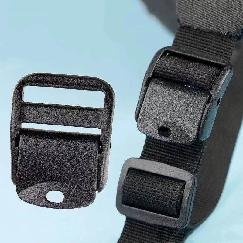 2PCS Plastic Press Belt Adjust Buckles Toggle Clip Backpack Straps ...