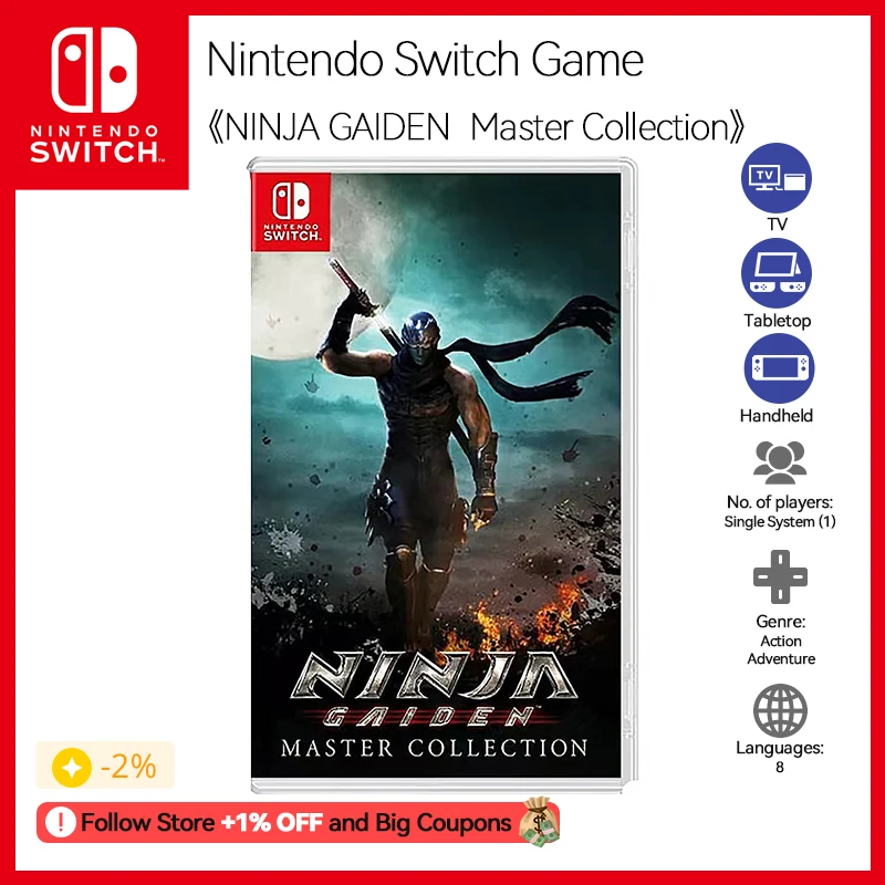 Nintendo-Switch-NINJA-GAIDEN-Master-Collection-Game-Deals-para-Nintendo ...