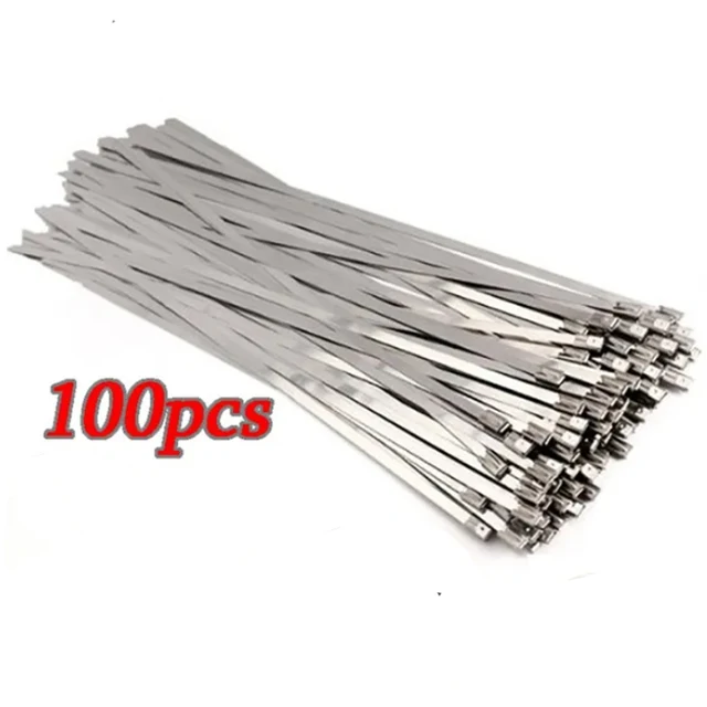 Paslanmaz çelik kablo bağı silah sarma aracı Metal Zip kravat gergi ...