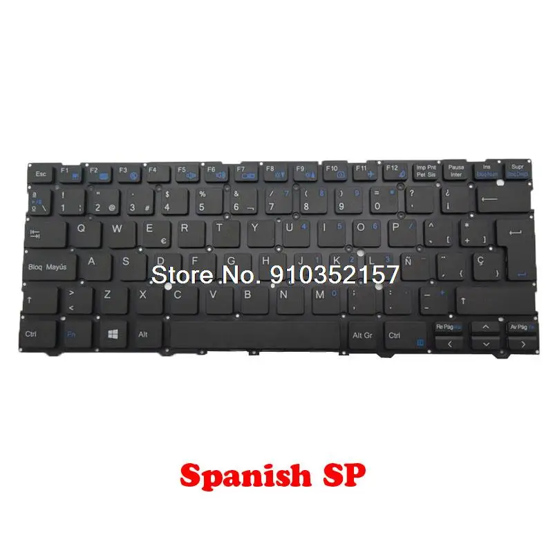 LA-TR-TW-MU-JP-SP-NO-Backlit-Keyboard-For-Gigabyte-U4-For-Intel-11th ...