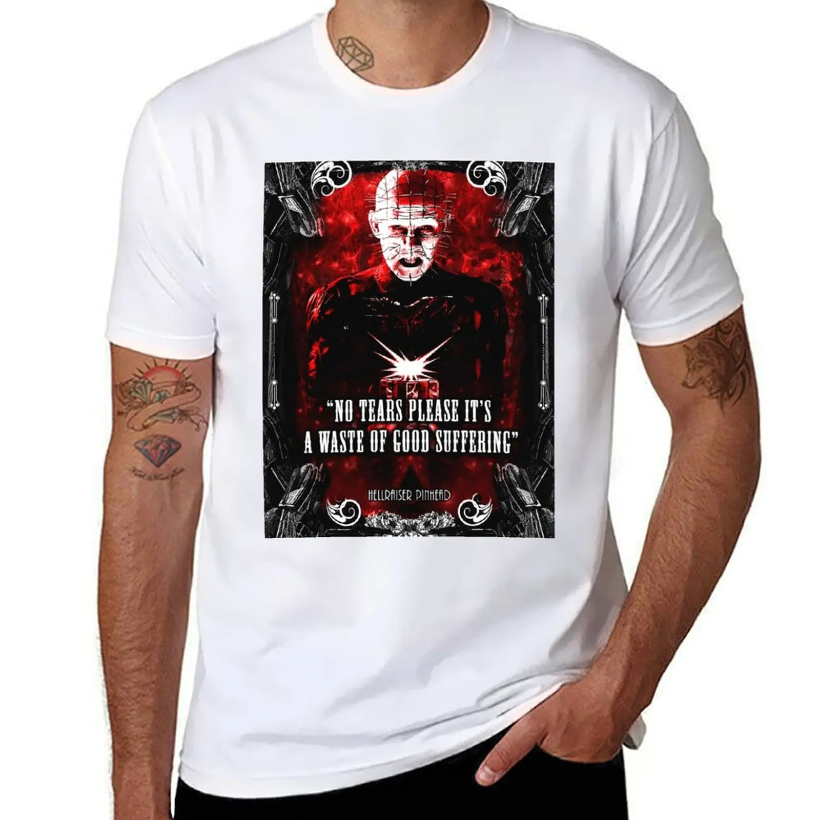 Hellraiser Pinhead quote T-Shirt man t shirts cotton cotton t shirts ...
