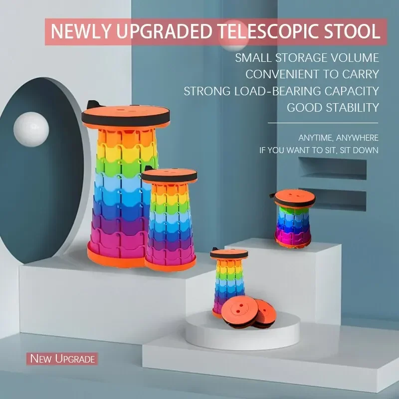 Portable-round-Folding-Chair-Accordion-Chair-Height-Adjustment-Simple ...