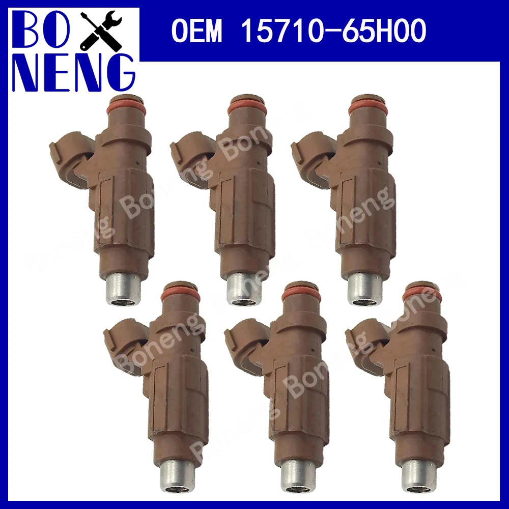 6pcs/lot OEM 15710-65H00 Fuel Injector For SUZUKI EVERY DA64V 2006 For ...