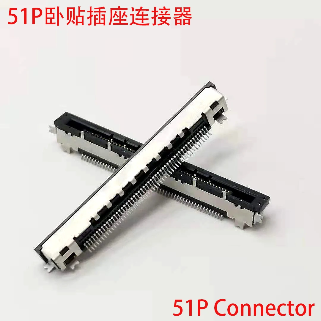 FIRE-51P-LVDS-LCD-connector-51P-horizontal-paste-socket-0-5MM-spacing ...