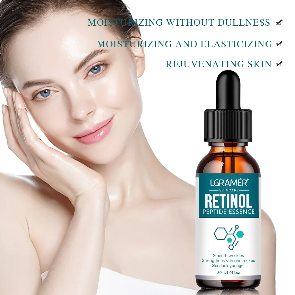 Esencia-antiarrugas-de-Retinol-suero-Facial-de-cido-hialur-nico-puro-antienvejecimiento ...