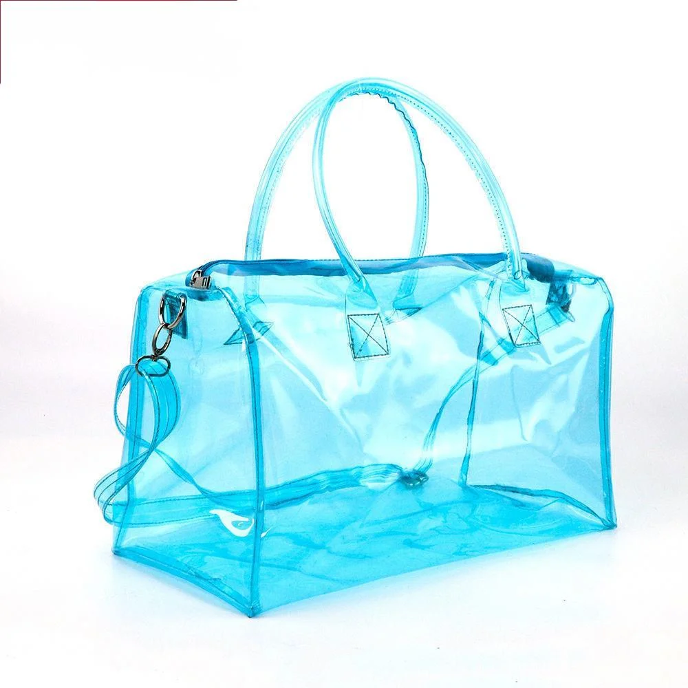 Transparent-Jelly-Beach-Bag-Swimming-Outdoor-Sports-Waterproof-PVC ...