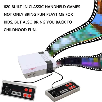 Mini TV Handheld Family Recreation Video Game Console AV Output Retro ...