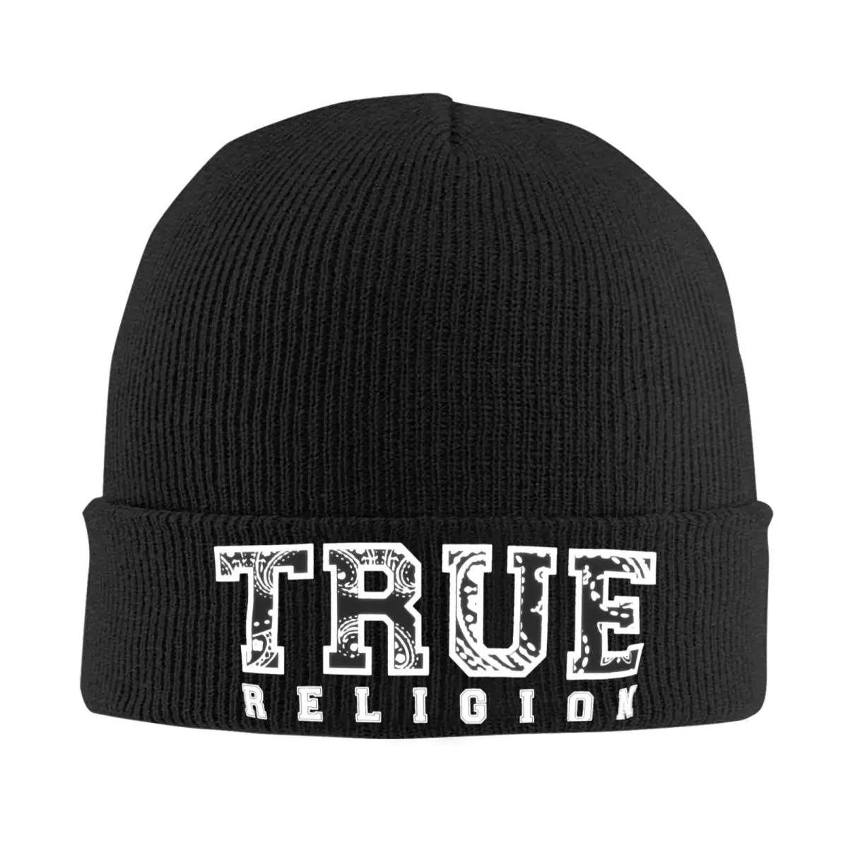 T-TRUES-R-RELIGIONS-LOGO-Beanie-Hats-Knit-Hat-Kpop-Thermal-Elastic-Men ...