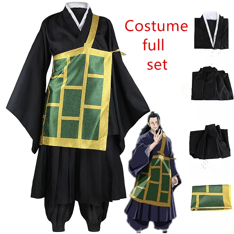Geto-Suguru-Cosplay-Costume-Black-Blue-kimono-School-Uniform-Anime ...
