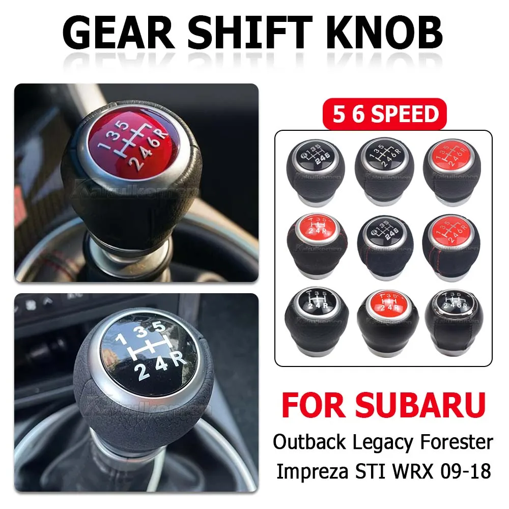 For SUBARU LEGACY OUTBACK FORESTER IMPREZA STI WRX 2009-2018 Leather MT ...
