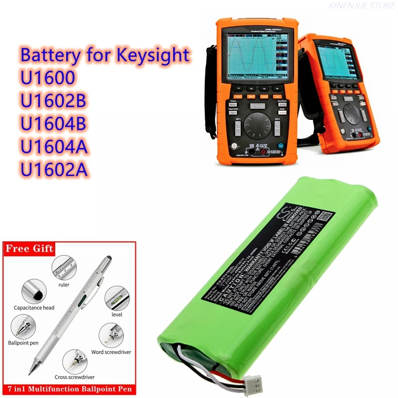 7-2V-4500mAh-U1571A-3006672610-Keysight-U1600-U1602B-U1604B-U1604A ...