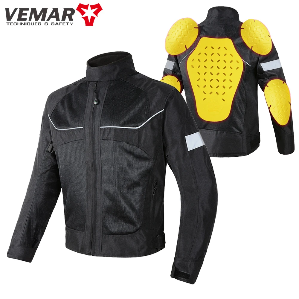 Männer Frau Sommer Atmungsaktive Motorrad Jacke Nacht Reflektierende ...
