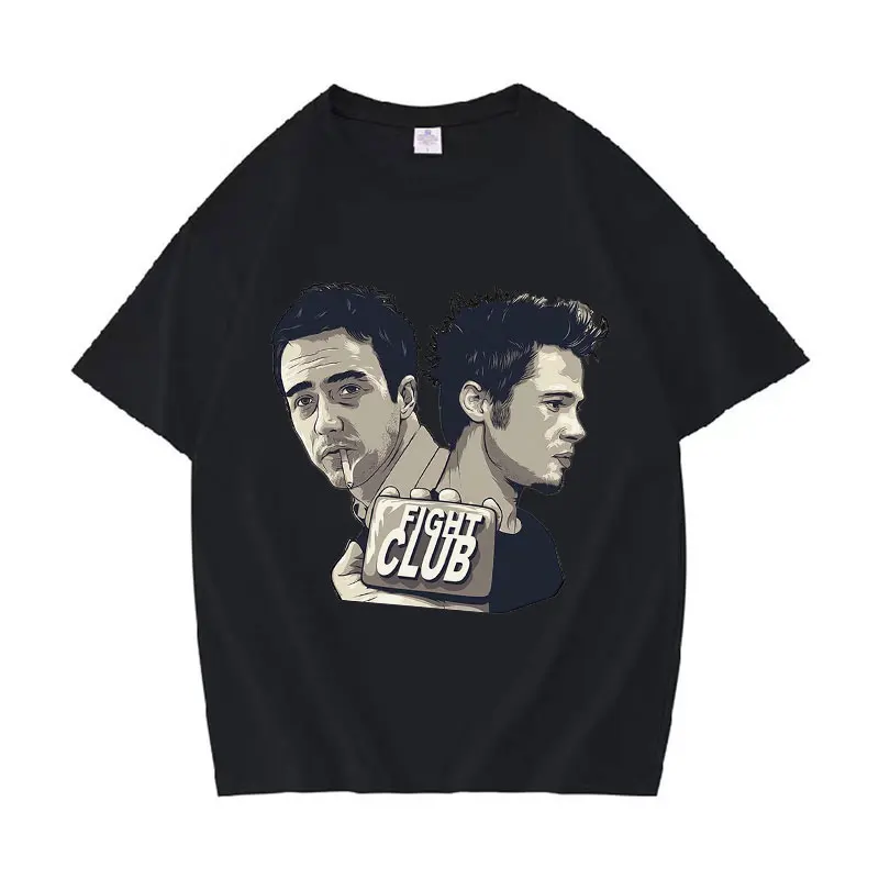 Limited-Edition-Fight-Club-Graphic-T-Shirt-Men-Hip-Hop-Retro-Short ...