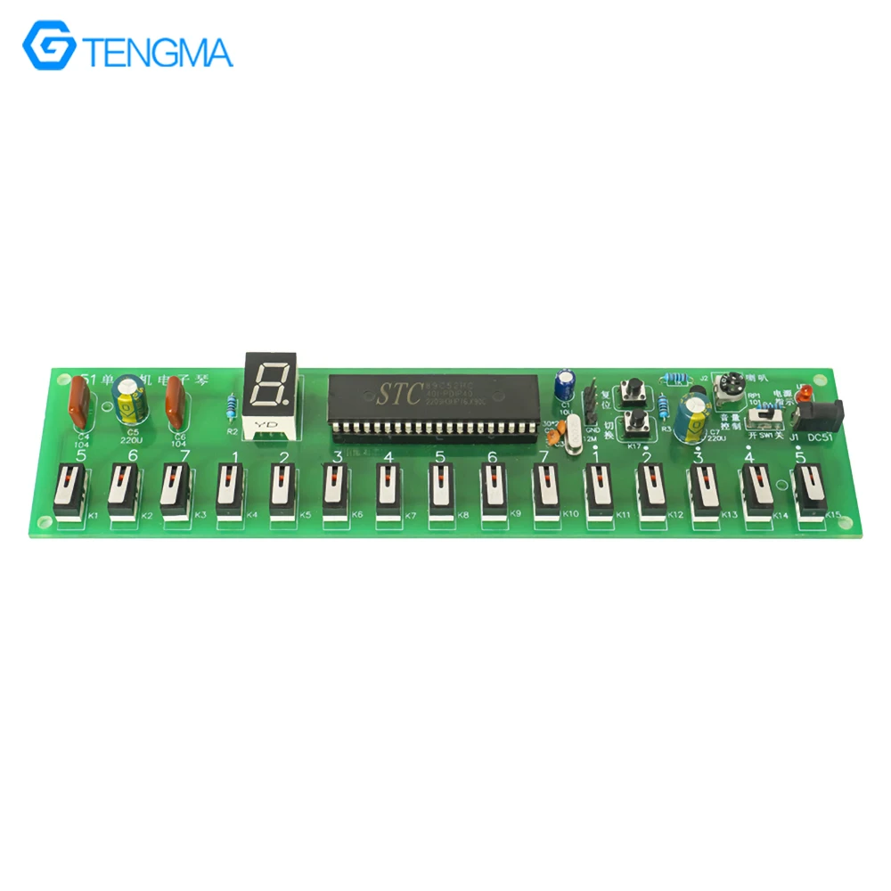 51-Single-Chip-Electronic-Keyboard-Kit-Simple-and-Interesting-DIY ...