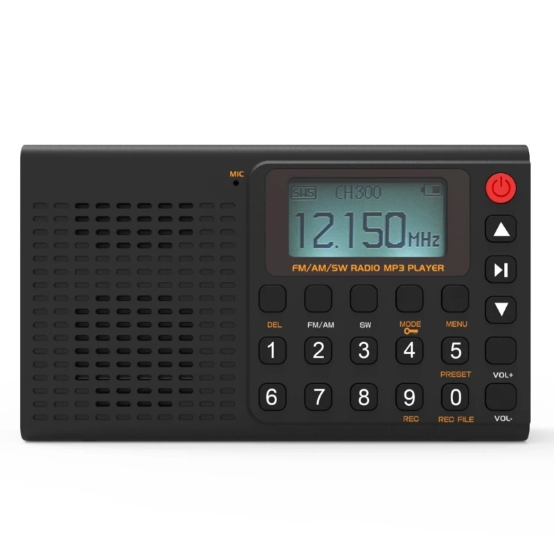 FM-SW-Portable-Full-Band-Bluetooth-compatible-Radio-Recorders-Digital ...