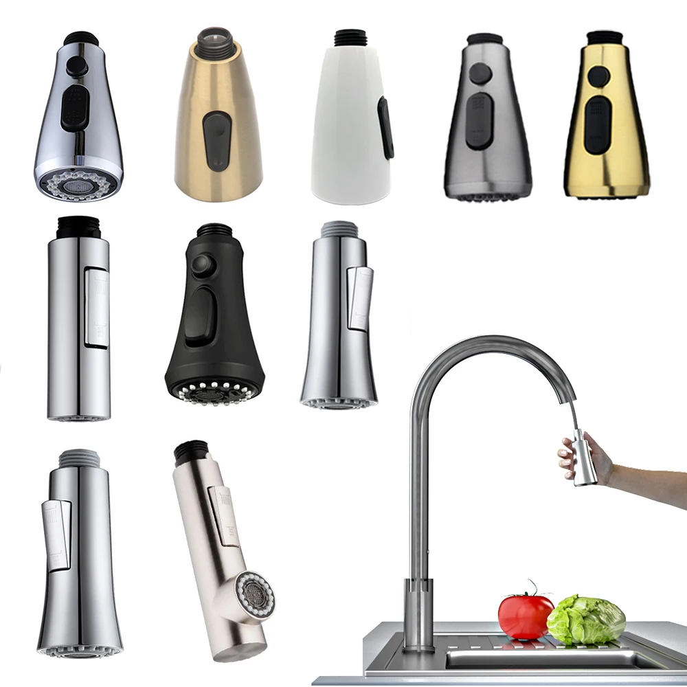 Kitchen Faucet Sprayer Nozzle Pull Out Shower Spray Head G1/2 Tap ...