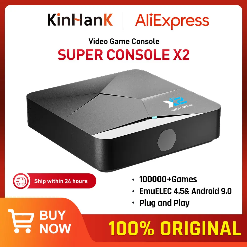 Retro Gaming Console Super Console X2 with 100000+ Games for PSP/PS1/N64/Sega Saturn/DC Video ...