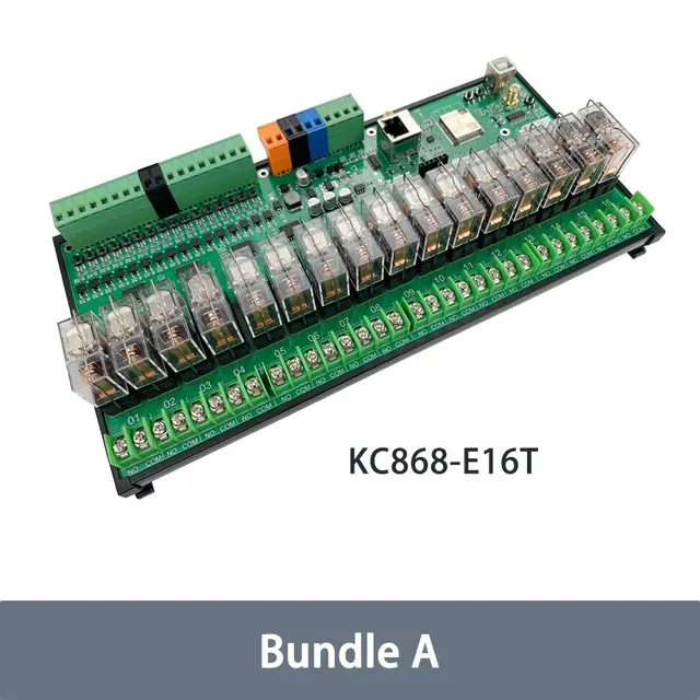 Kincony E16T 16A Tuya ESP32 Din Rail Relay IIC Module ESPHome Alexa ...