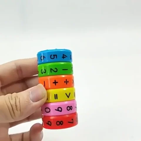 Magnetic Arithmetic Learning Toy Cylinder Number Blocks | Daraz.pk