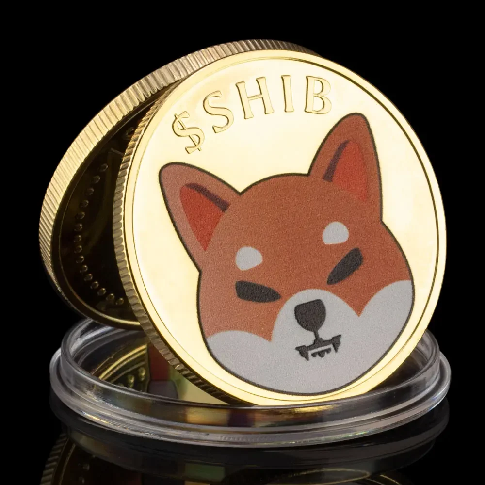Dogecoin-Killer-Shiba-Inu-Coin-SHIB-Souvenir-CRYPTO-Metal-Gold-Plated ...