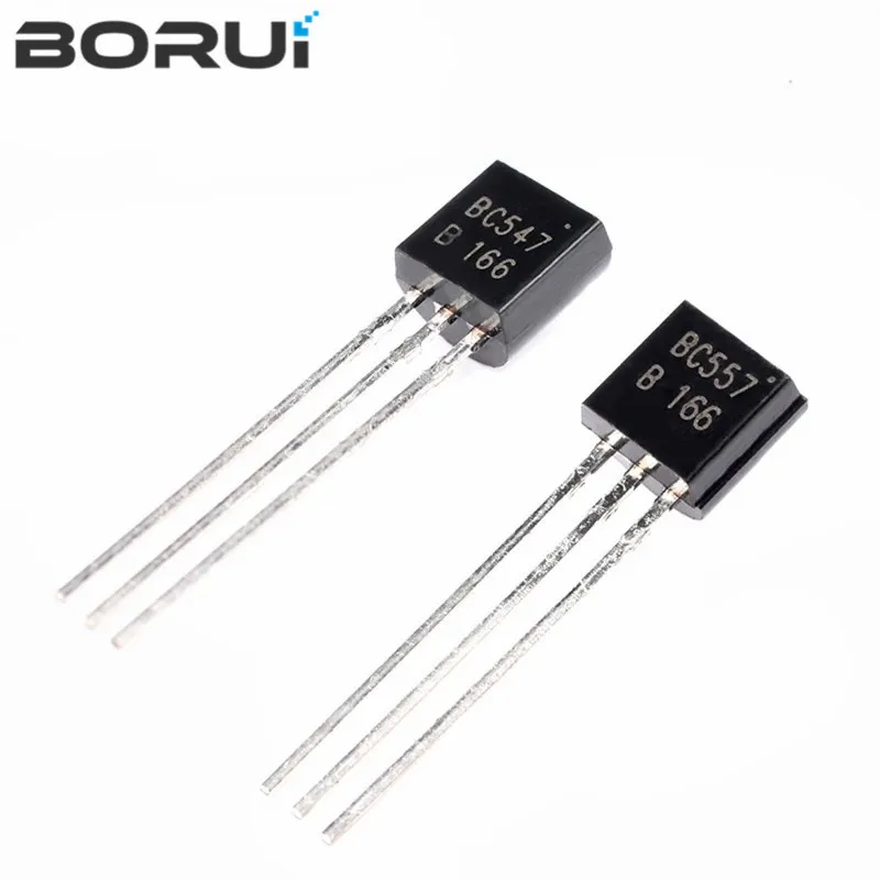 50 unidades de Transistor TO 92, conjunto de chips IC nuevos y originales, BC547 + BC557 TO92 ...