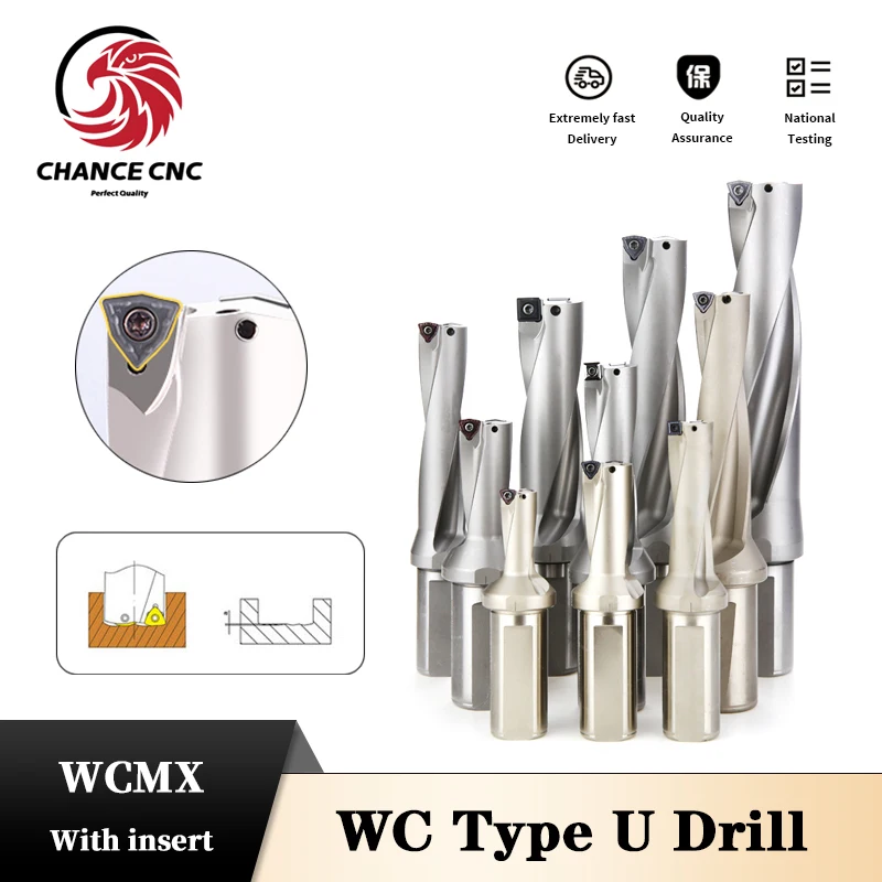U-drill-WC-Series-Drill-Bites-Metal-Drill-bits-Inser-Drill-13mm-33mm ...