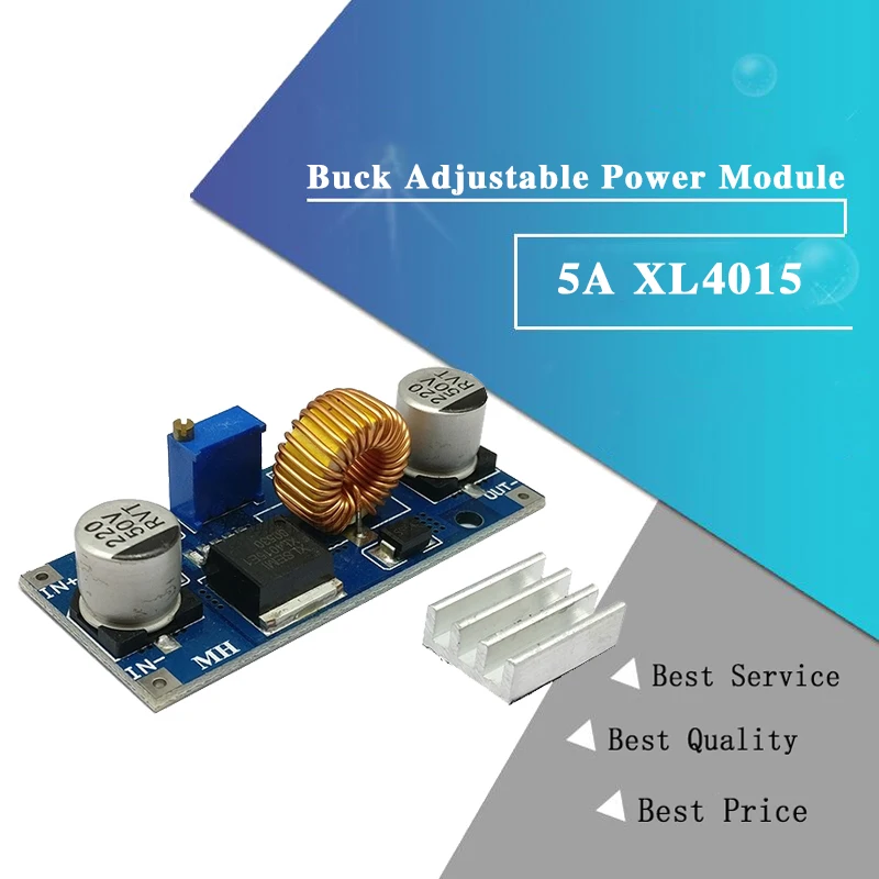1PCS 5A XL4015 DC DC 4 38V to 1.25 36V 24V 12V 9V 5V Step Down ...