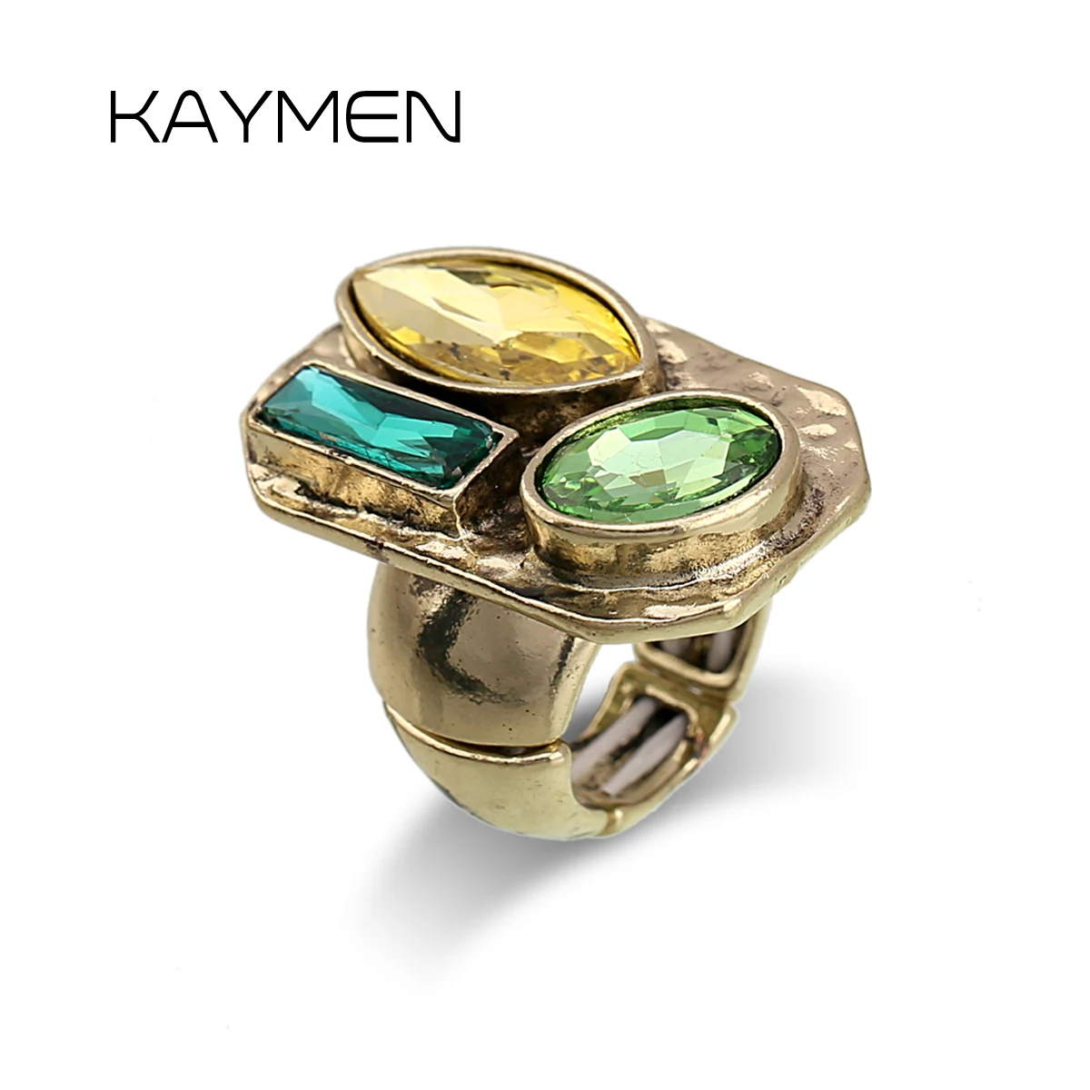 KAYMEN-Bague-en-cristal-lastique-pour-femme-bijoux-de-d-claration ...