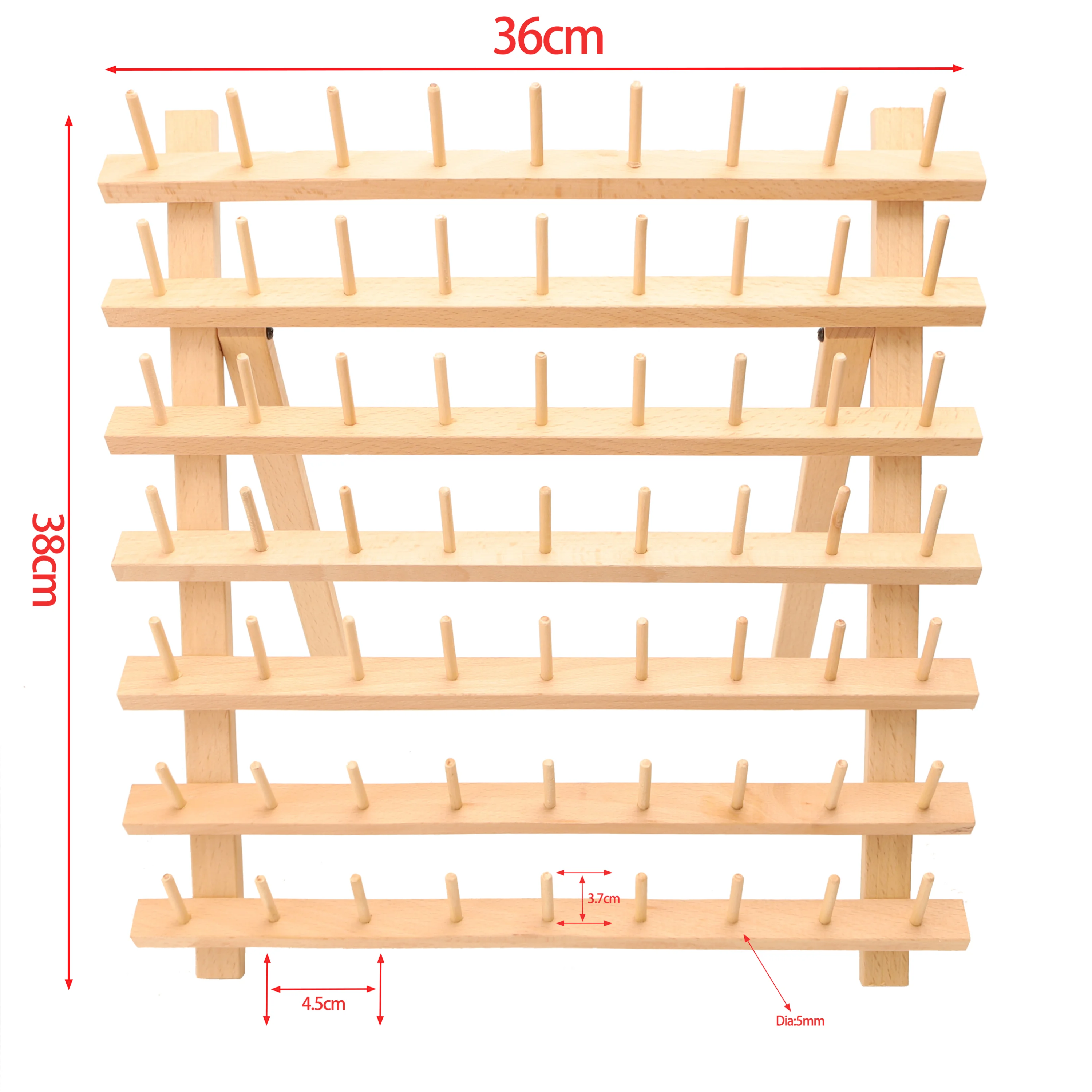 63-Small-Spools-Nature-Wooden-Thread-Holder-Sewing-Embroidery-Thread ...