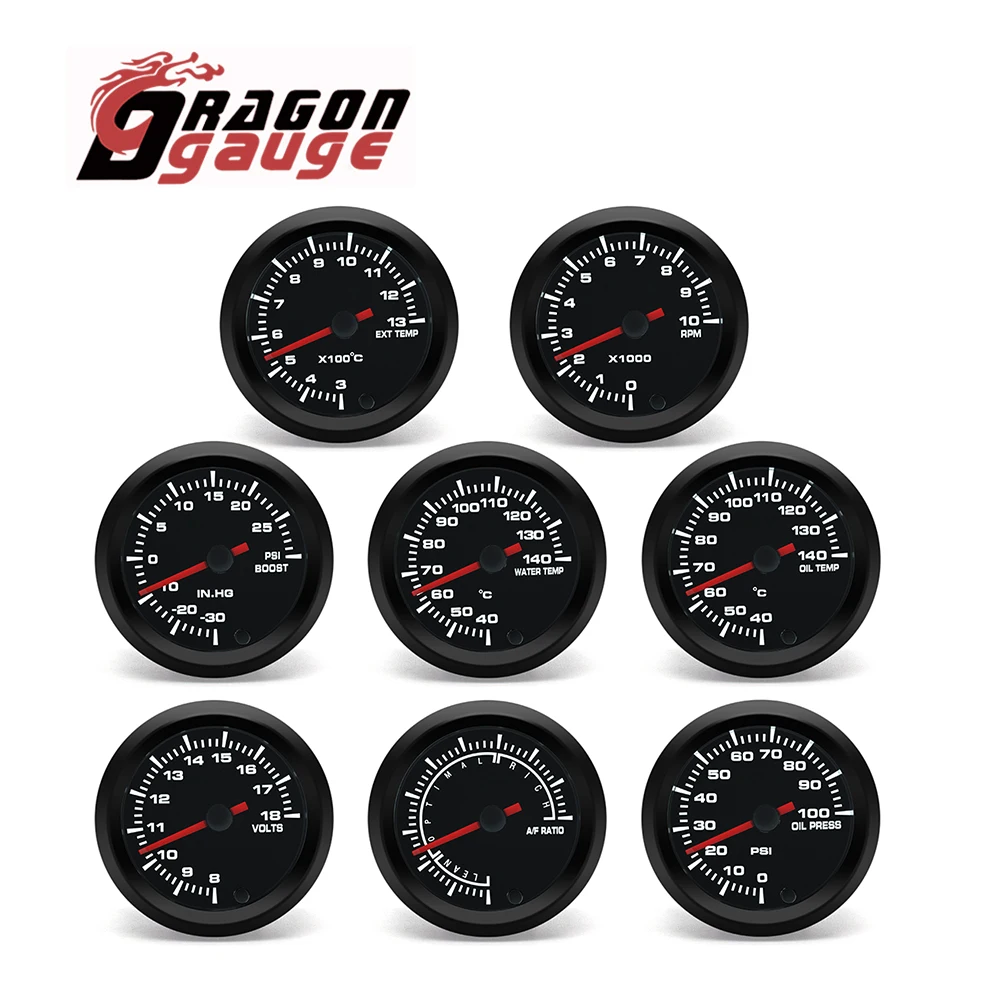 DRAG-O-GAUGE-EGT-Gauge-para-carro-temperatura-da-gua-temperatura-do-leo ...