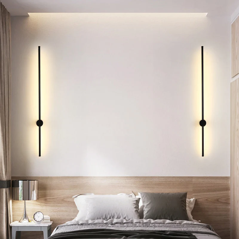 Modern-Minimalist-Long-Strip-LED-Wall-Lamp-Nordic-Design-350-Rotating ...