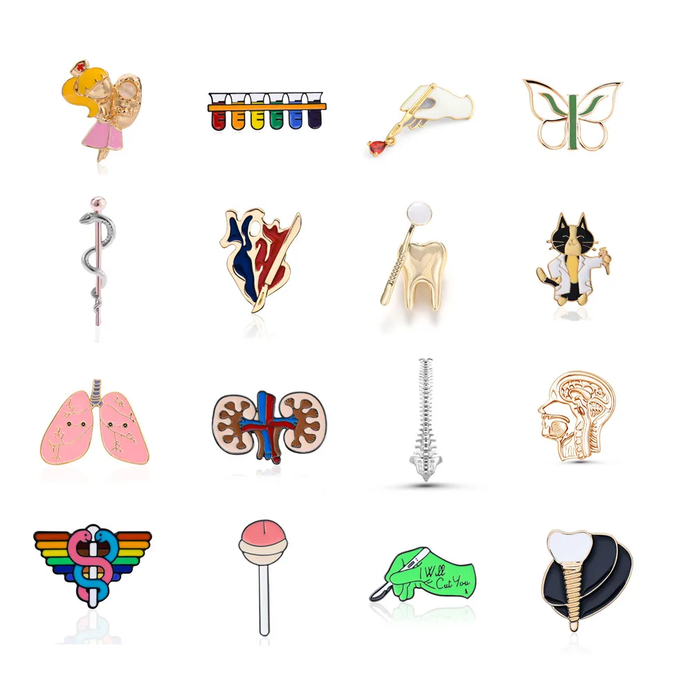 Medical-Prop-Esmalte-Broche-Pin-enfermeira-broche-uniformes ...