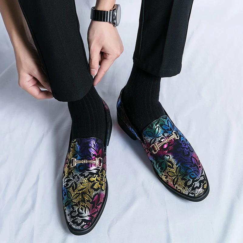 Fashion-Men-s-Colorful-Leather-Shoes-City-Casual-Loafers-Luxury ...