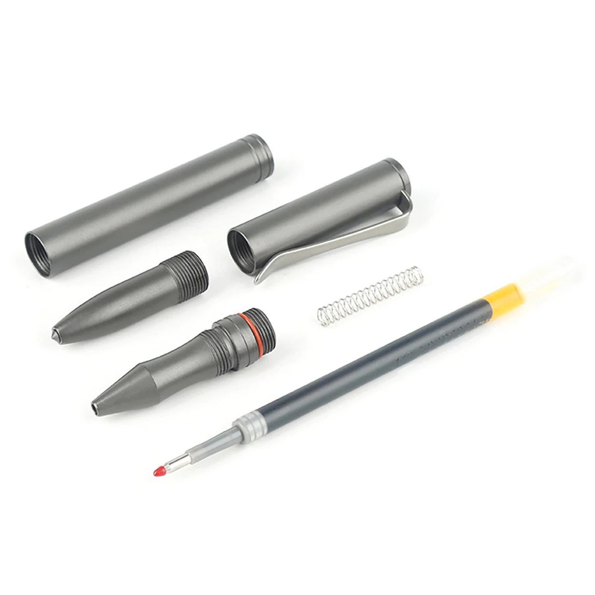 Super-fine-light-CNC-TC4-Titanium-Ti-tactical-ballpoint-pen-self ...