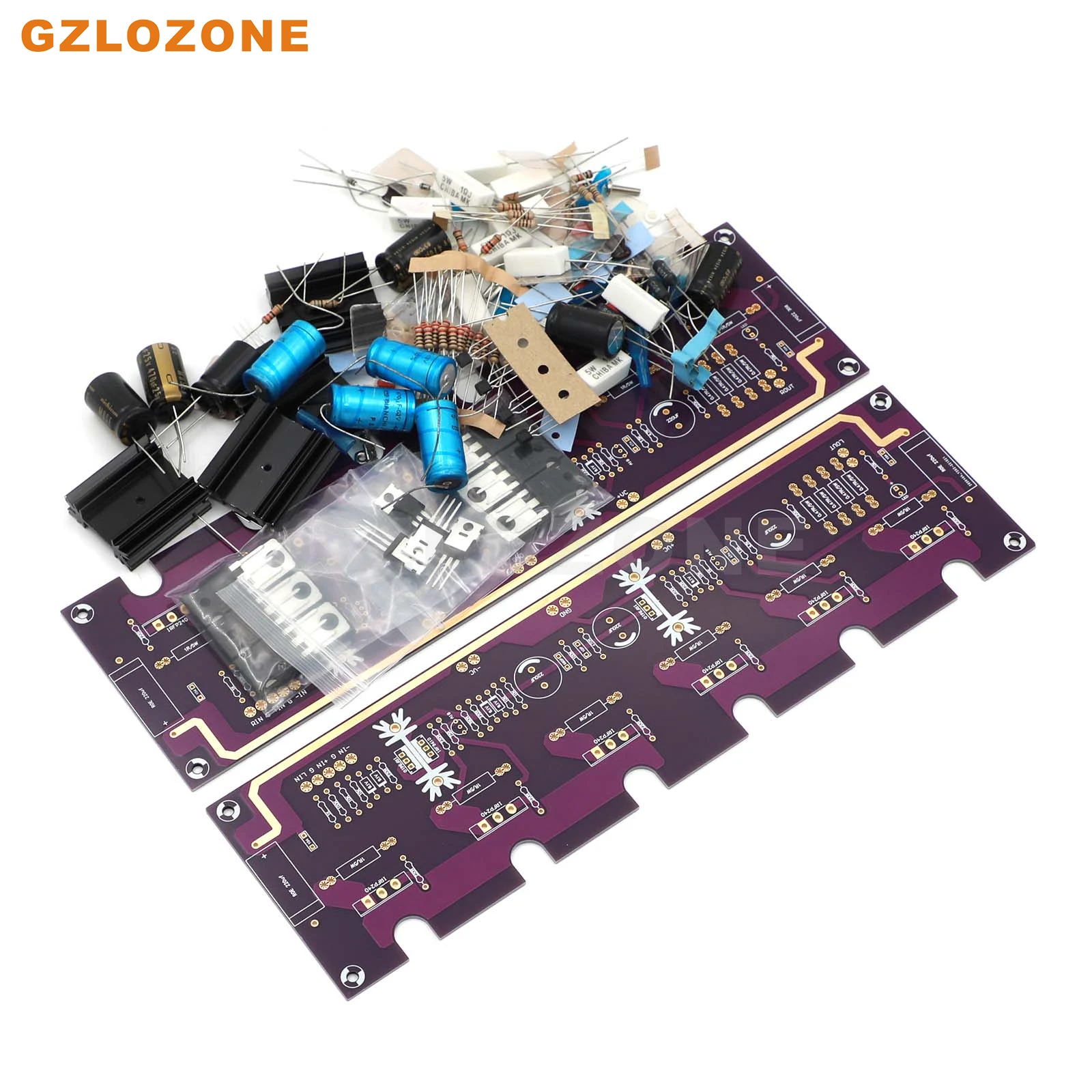 2CH HI-END Purple Gold PASS Aleph-5 FET A5 Pure Class A Power Amplifier ...