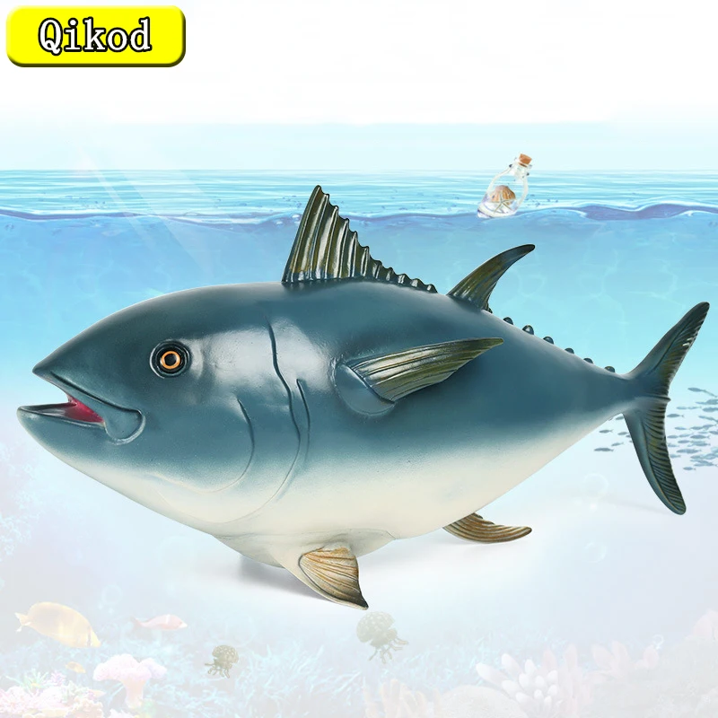 Big Size Ocean Sea Life Tuna Figurines Action Figures Collection Marine ...