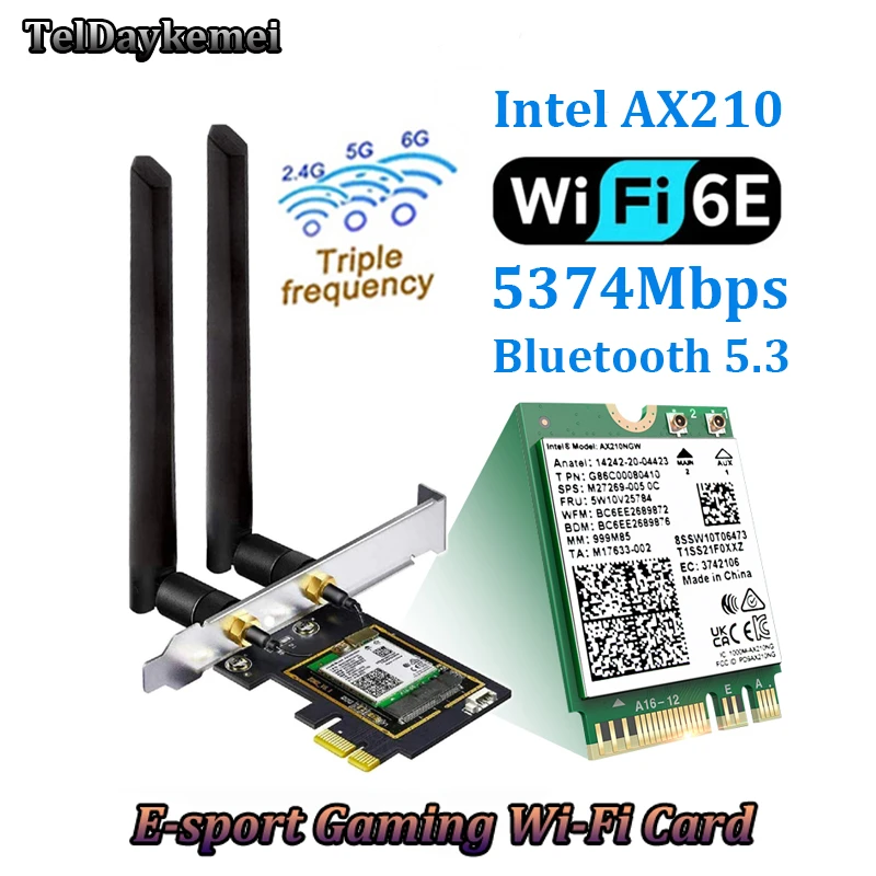 Intel Ax210 Wireless Ax210ngw | Wifi Bluetooth Adapter Ax210 - Desktop ...