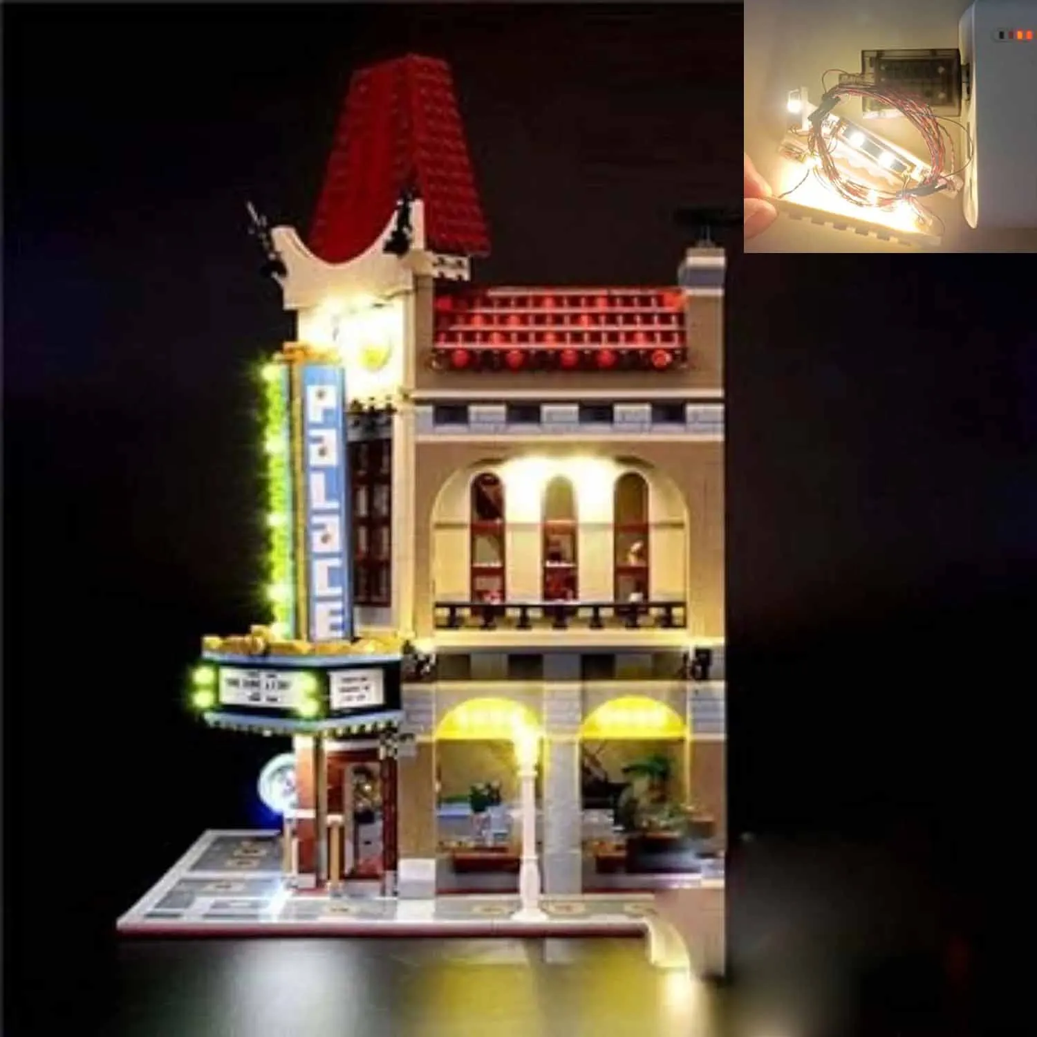 （No LEGO, Just Light）Light Up LEGO 10232 Palace Cinema Building Set USB ...