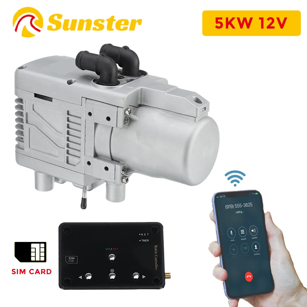 Sunster-Auto-Diesel-Benzine-Boiler-12V-5KW-Telefoon-Gsm ...