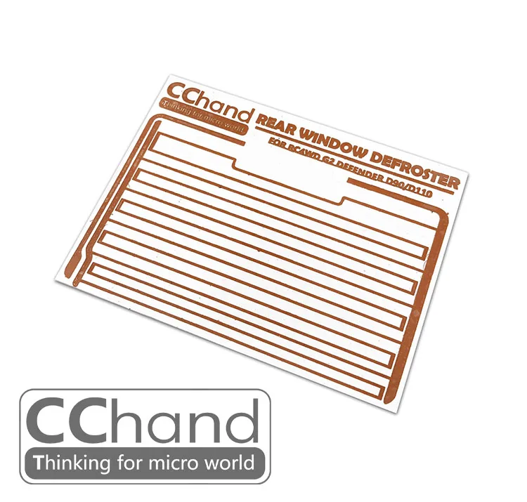 Rear Window Defroster sticker for RC4WD G2 Defender D90/110 cchand parts