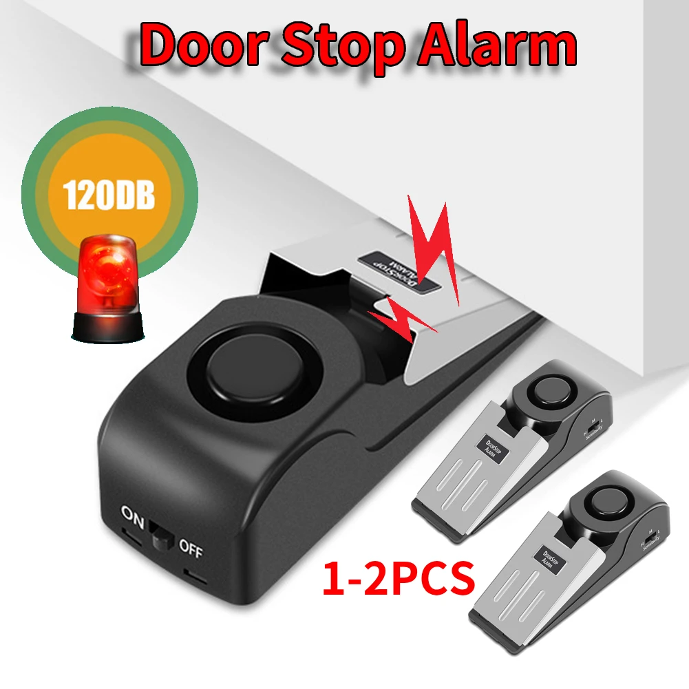 1-2PCS-Door-Security-Devices-Anti-theft-Door-Stopper-Block-Alarm ...