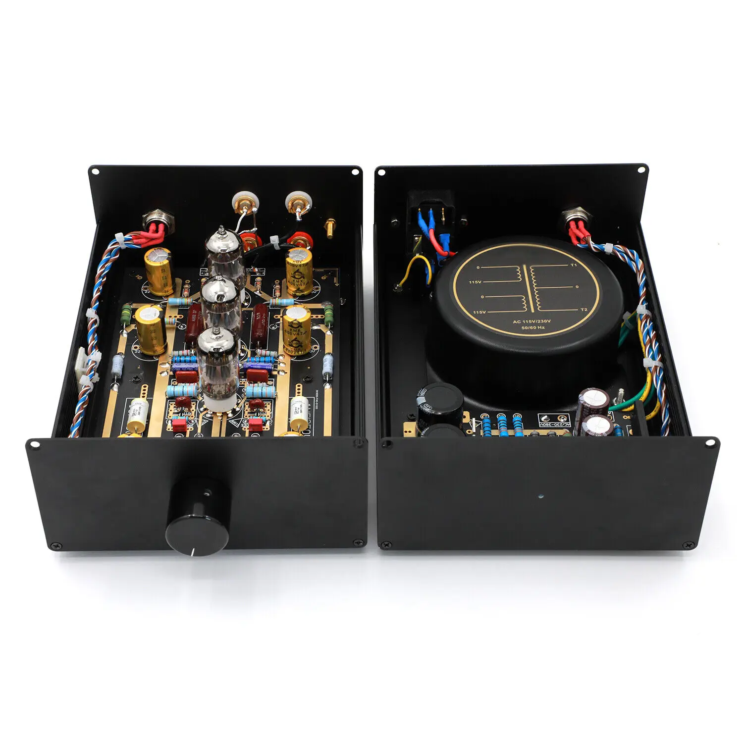 Hifi Split Mm Type Ecc83 Tube Phono Amplifier Base On Ear834 With Volume Control - Home Theater ...