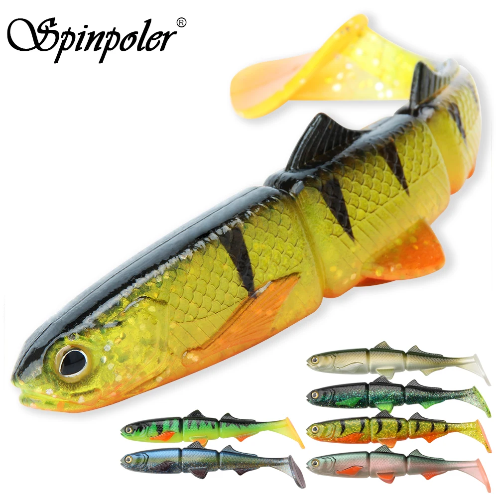 Spinpoler-Wander-Shaker-Paddle-Tail-Pike-Bait-Soft-Swimbait-Shad ...