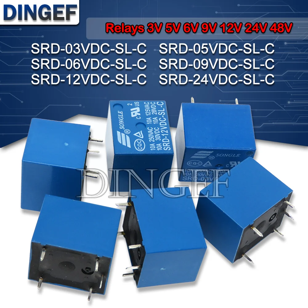 Relays SRD-03VDC-SL-C SRD-05VDC-SL-C SRD-06VDC-SL-C SRD-09VDC-SL-C SRD ...